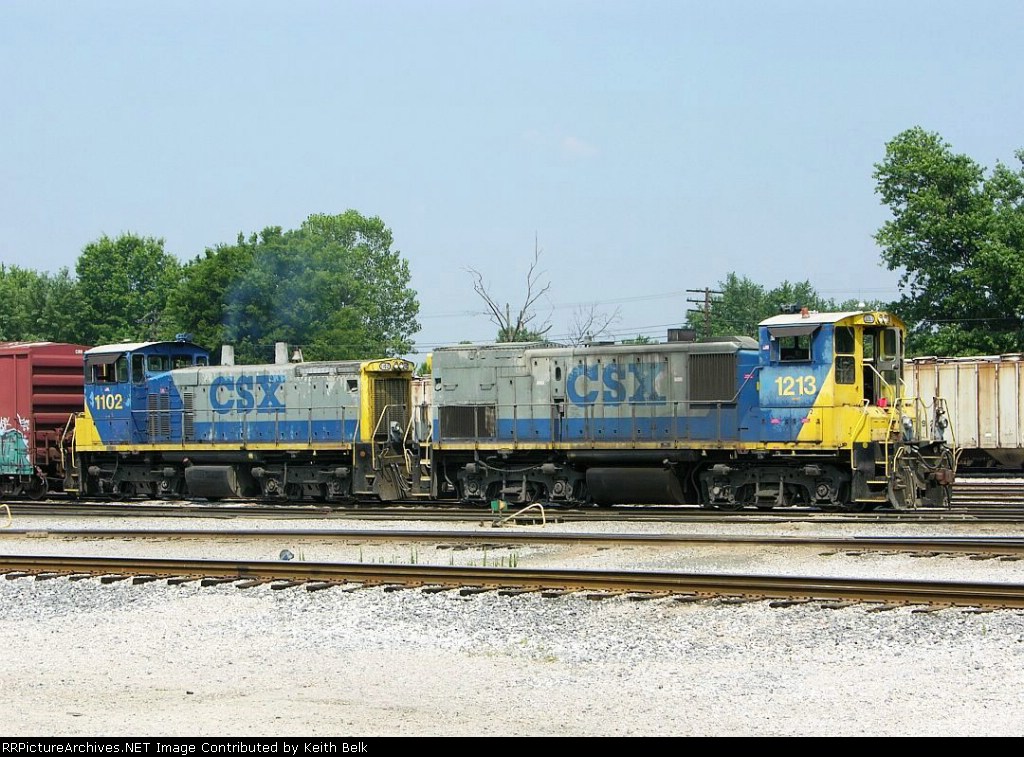 CSX 1102 and 1213